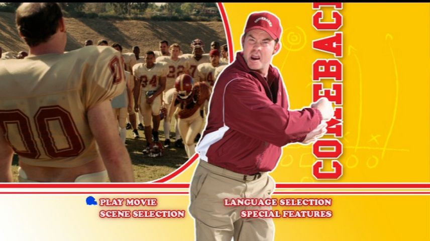 The Comebacks (2007) - DVD Menu